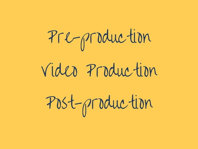 Planning and Producing an AVP | PDF | Video Production | Content Production