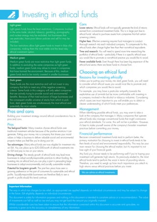 Ethical Investments | PDF