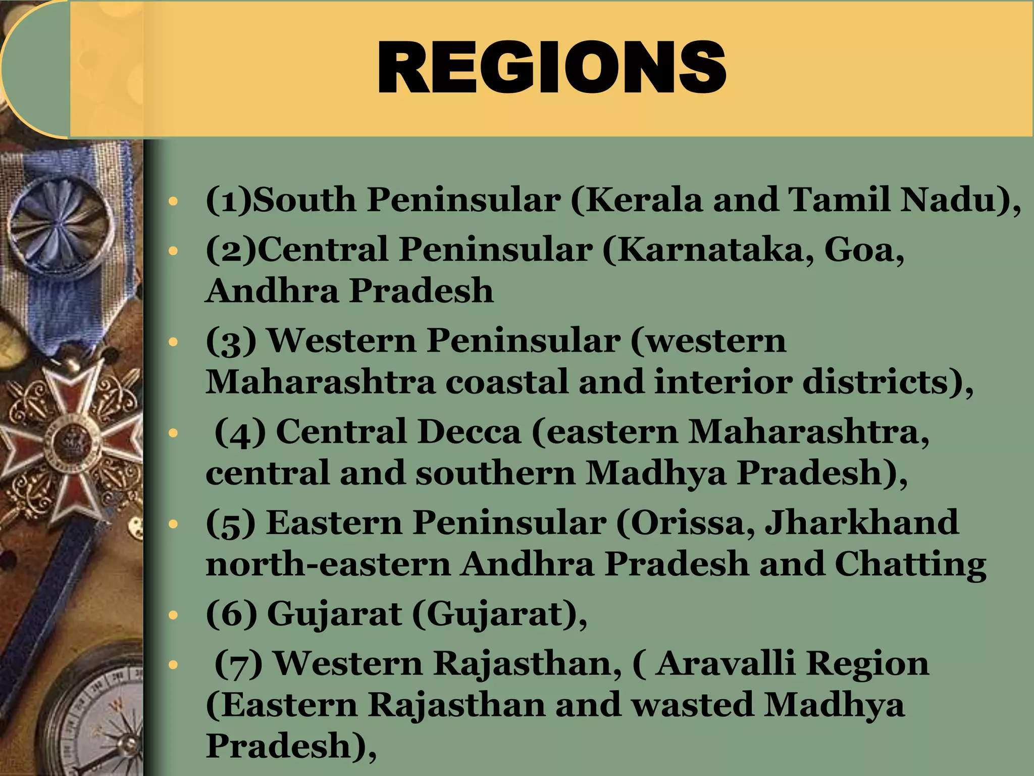 Planning regions of india | PPTX