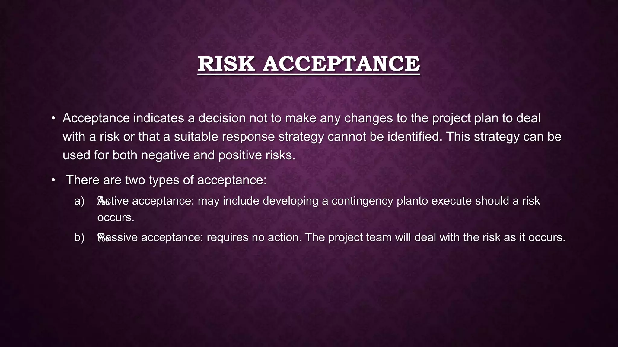 Planning risk responses and Risk Controlling | PPTX