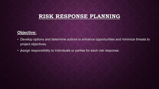 Planning risk responses and Risk Controlling | PPTX