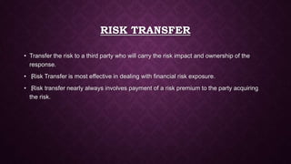 Planning risk responses and Risk Controlling | PPTX