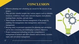 Planning Scheduling 222030008 Pptx