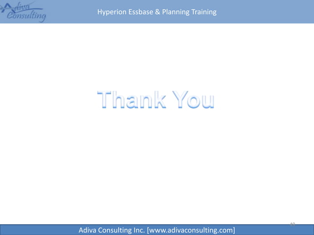 Hyperion Planning Security | PPT