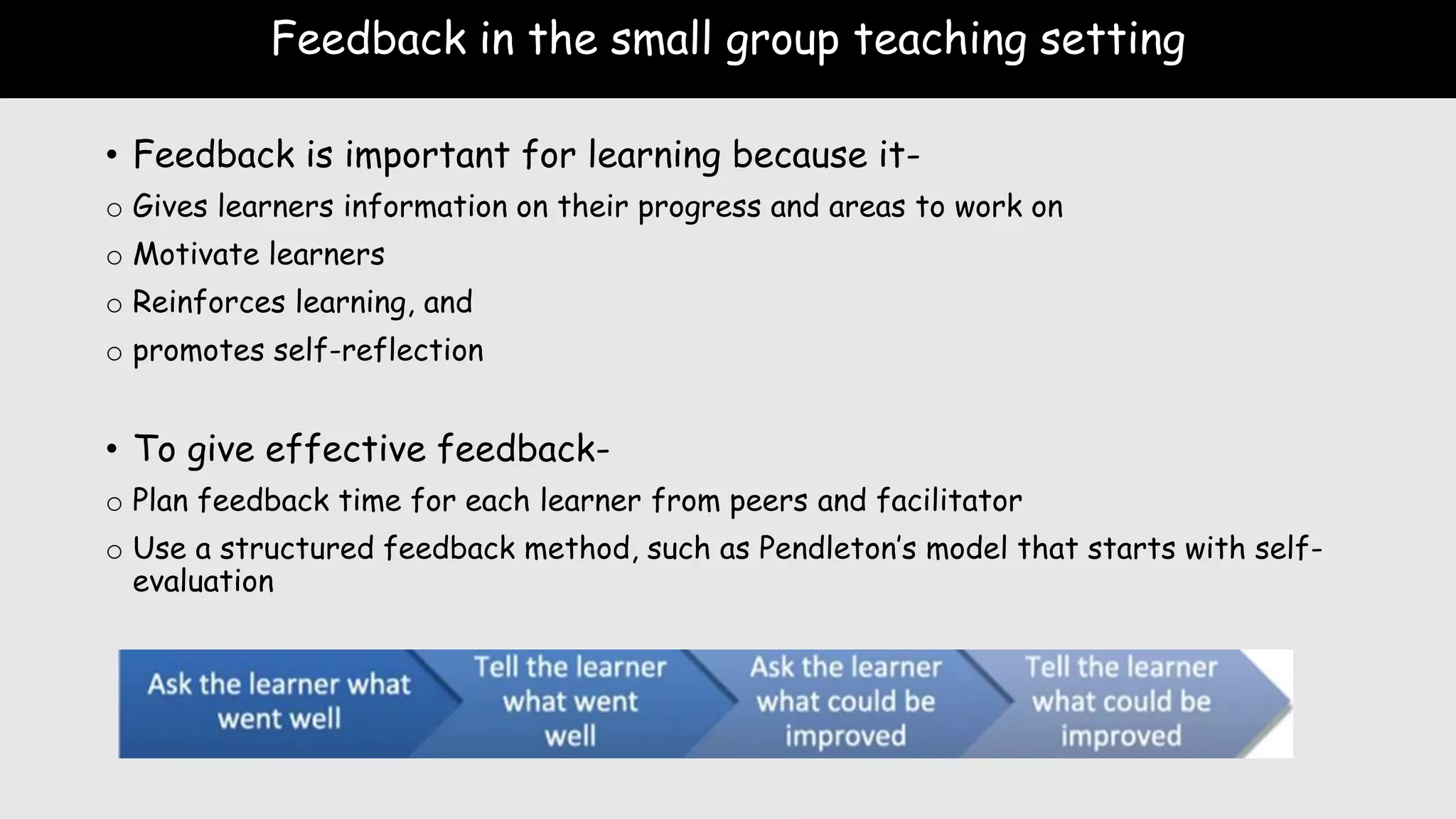 Planning, sturcturing and Preparing small group teaching in Medical ...