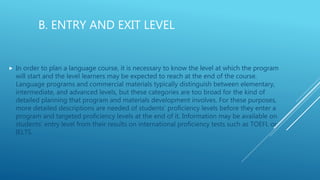 Planning syllabus and course design | PPTX