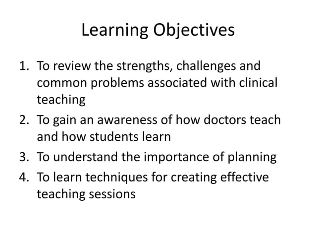 Planning Teaching Sessions | PPT