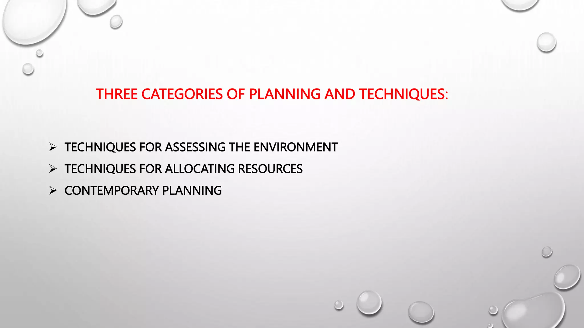 Planning Techniques and Tools and their Applications, Decision-Making.pptx