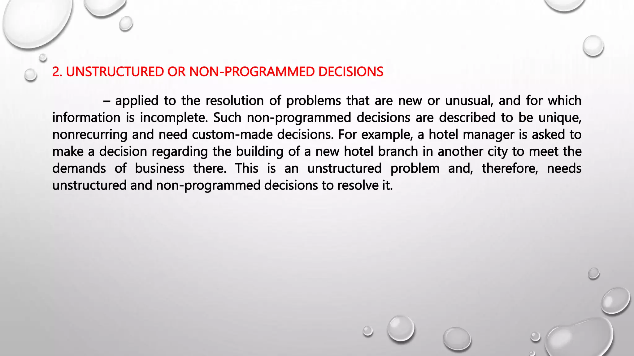 Planning Techniques and Tools and their Applications, Decision-Making.pptx