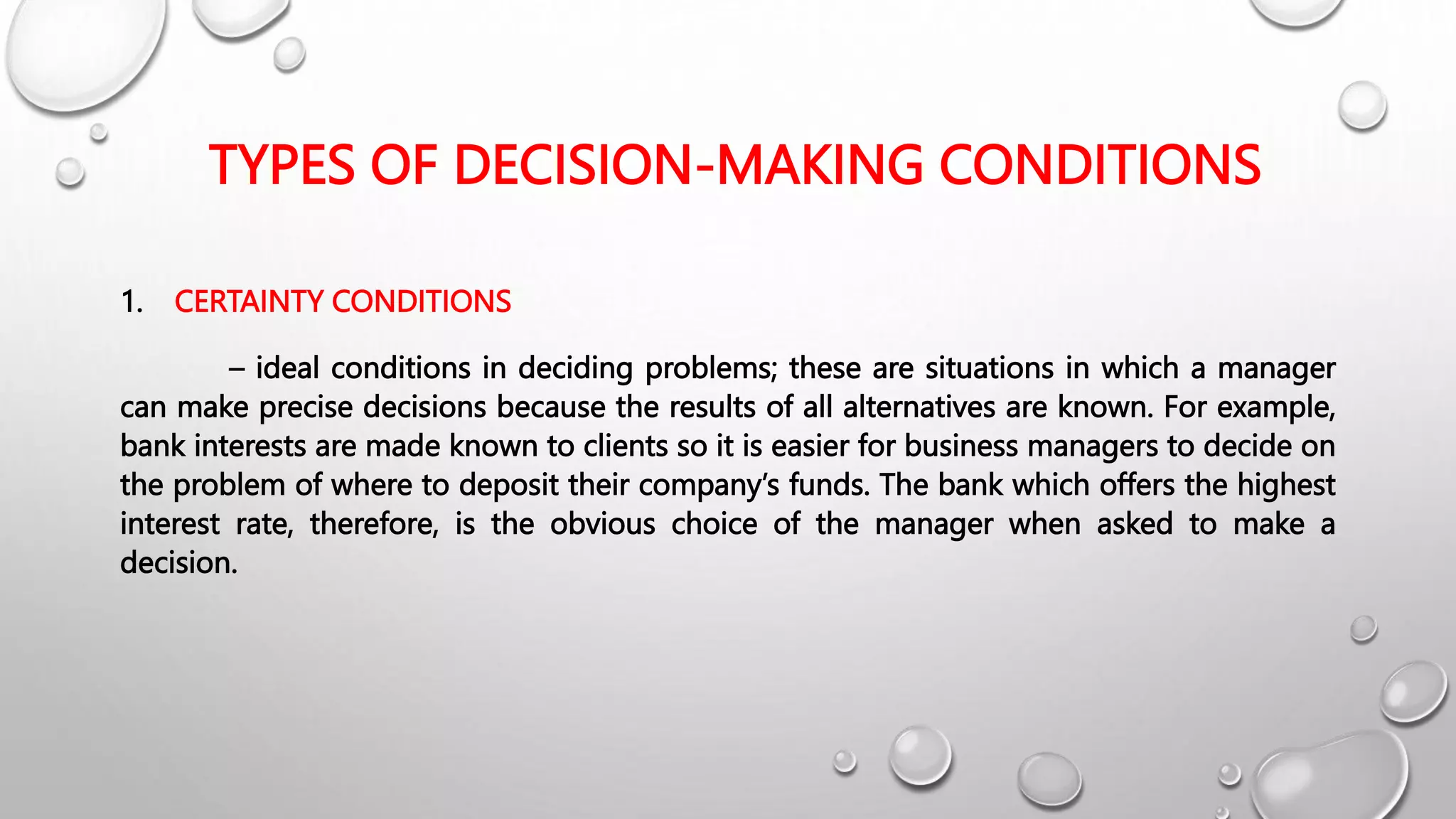 Planning Techniques and Tools and their Applications, Decision-Making.pptx