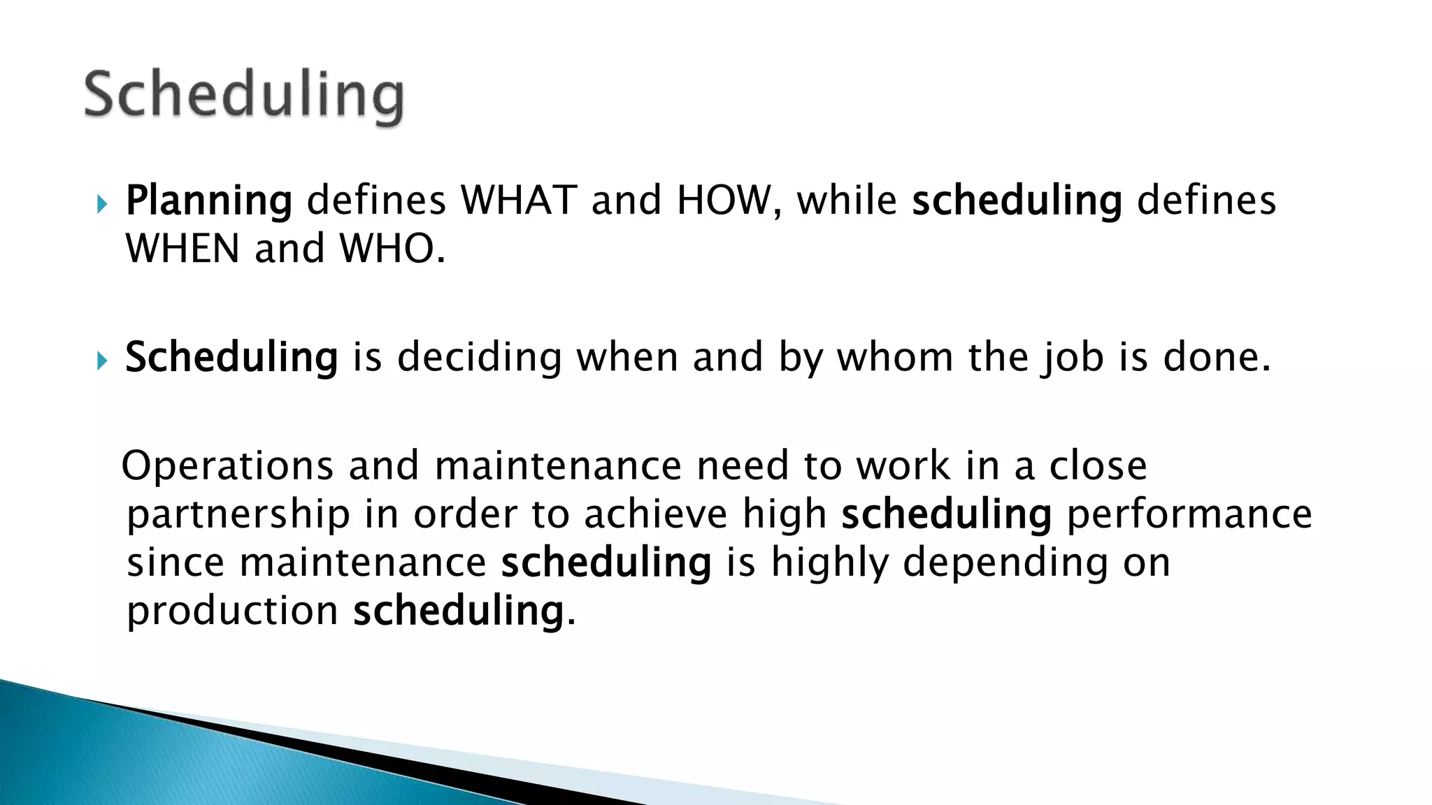 Planning Techniques Budgeting Linear Programming Scheduling Ppt 