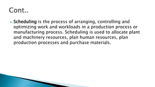 Planning techniques, budgeting, linear programming, scheduling | PPTX ...