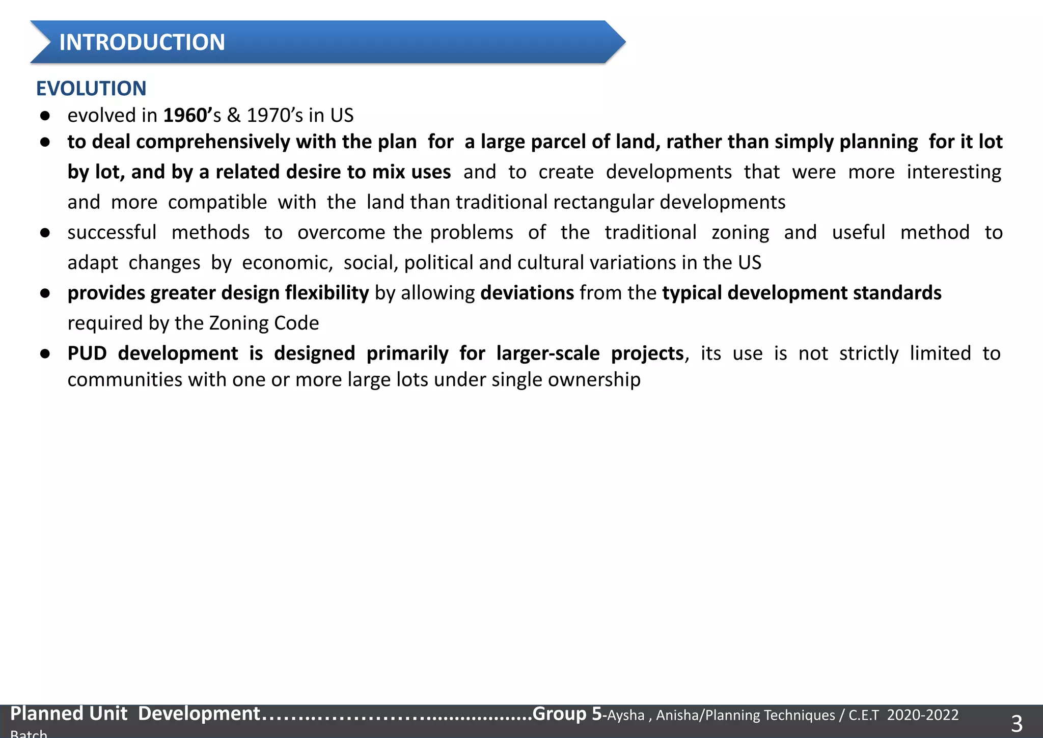 PLANNED UNIT DEVELOPMENT | PDF