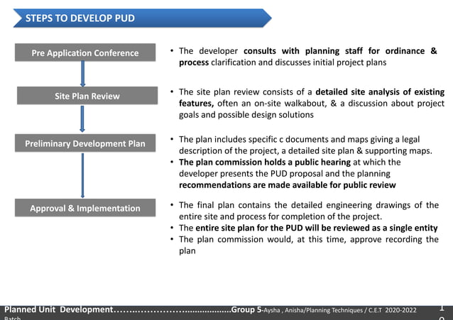 PLANNED UNIT DEVELOPMENT | PDF