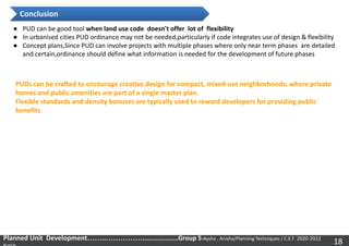 PLANNED UNIT DEVELOPMENT | PDF