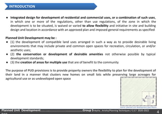 PLANNED UNIT DEVELOPMENT | PDF