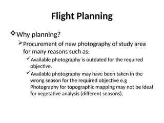 PLANNING THE AERIAL PHOTOGRAPHY for civilengineering students and ...