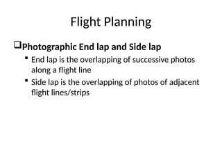 PLANNING THE AERIAL PHOTOGRAPHY for civilengineering students and ...
