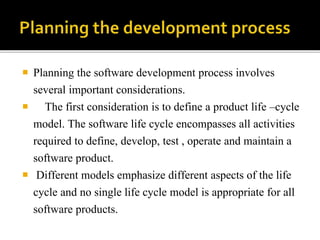 Planning the development process | PPTX