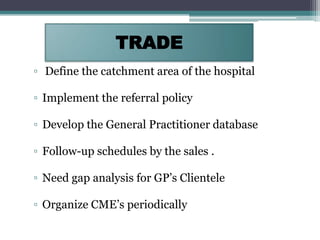 Planning the marketing for 300 bedded corporate hospital | PPTX
