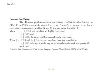 Threshold and Multivariate Analysis | PPTX