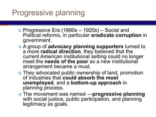 Planning Theory | PPT | Civic affairs | Politics