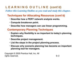 Planning tools and technique | PPT
