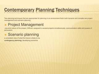 Planning tools and techniques | PPT