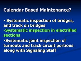 Planning track maintenance.ppt