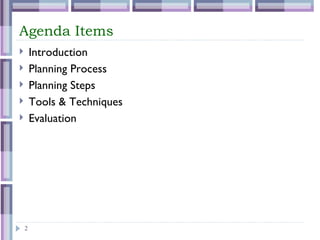 Process of Project Planning | PPT