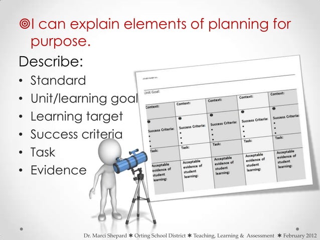 Unit and Lesson Planning with Purpose | PPT