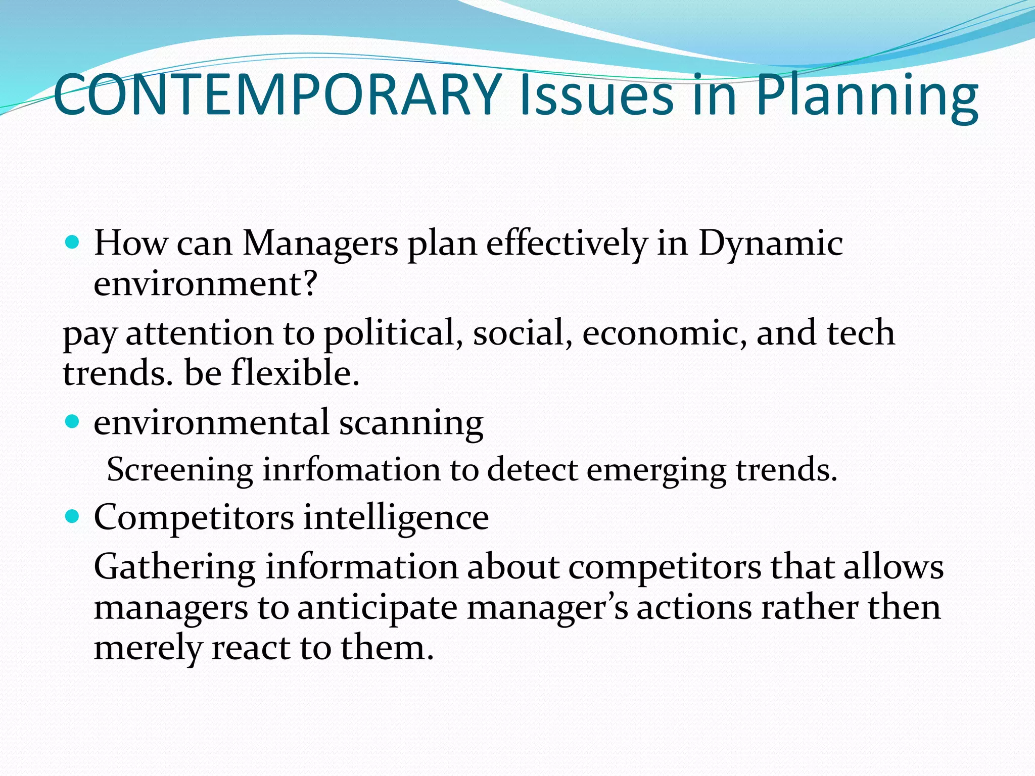 Planning work activities | PPTX