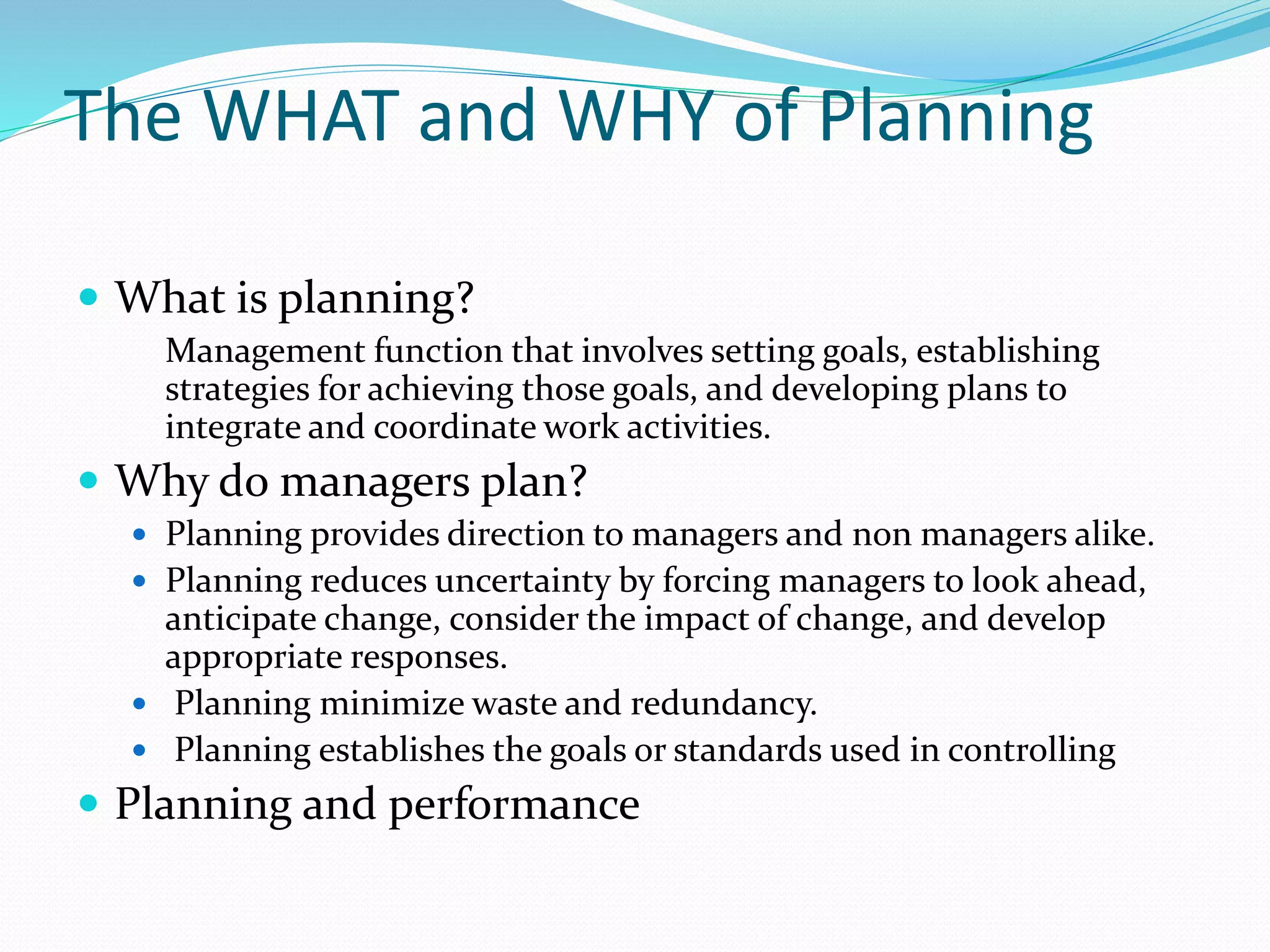 Planning work activities | PPTX