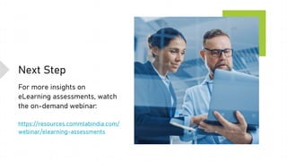 eLearning Assessments: Plan to Elicit Desired Performance | PPTX ...