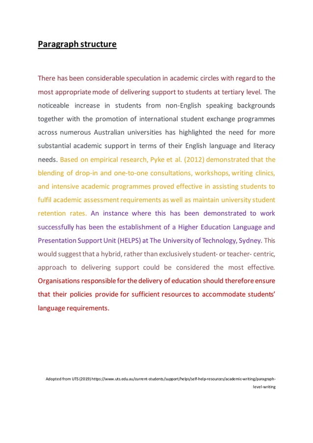 Planning your essay & paragraph structure | PDF
