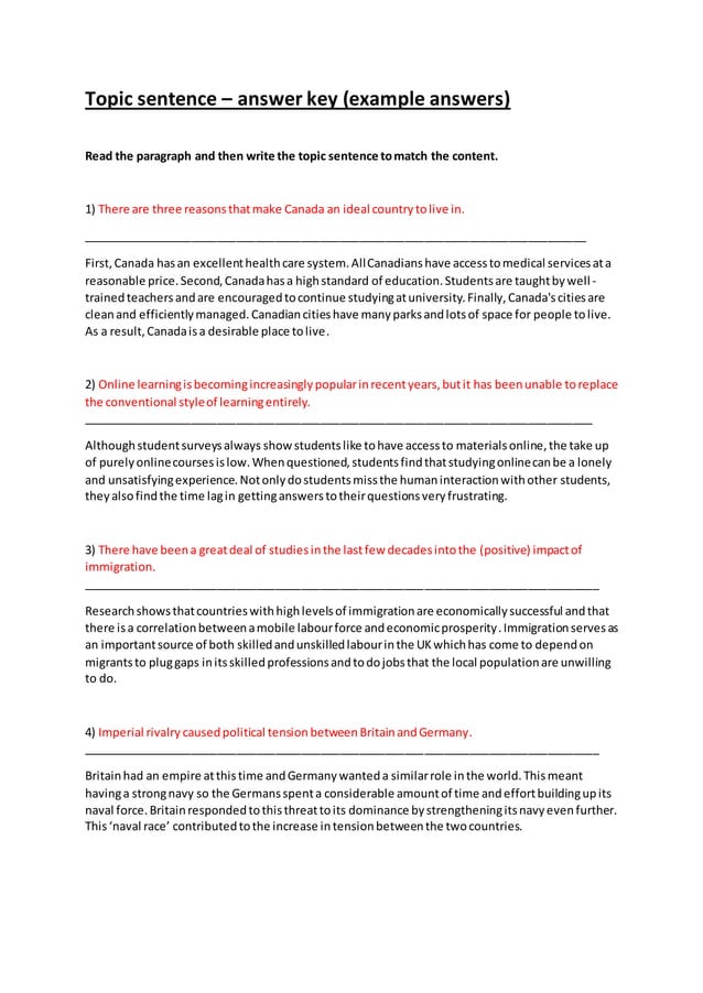 Planning your essay & paragraph structure | PDF