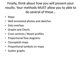 Planning your fieldwork | PPTX