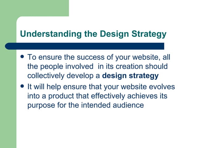 Planning Your Multimedia Web Site | PPT