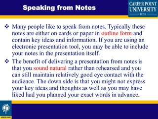 Planning your presentation | PPTX