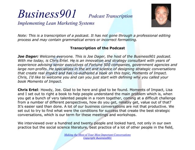 Planning your strategic conversation | PPT