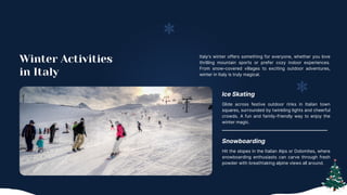 Planning the Perfect Winter Holiday in Italy | PDF