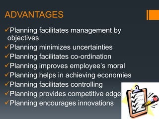 Plannning and Types of planning | PPTX