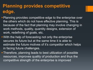 Plannning and Types of planning | PPTX