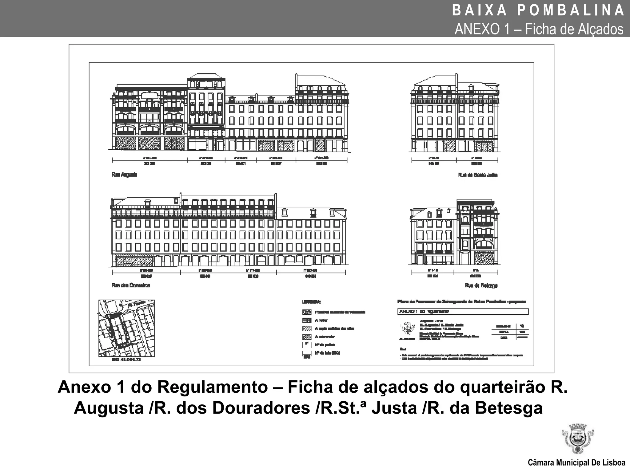 Plano da baixa pombalina 250 anos depois (lisboa) | PPT