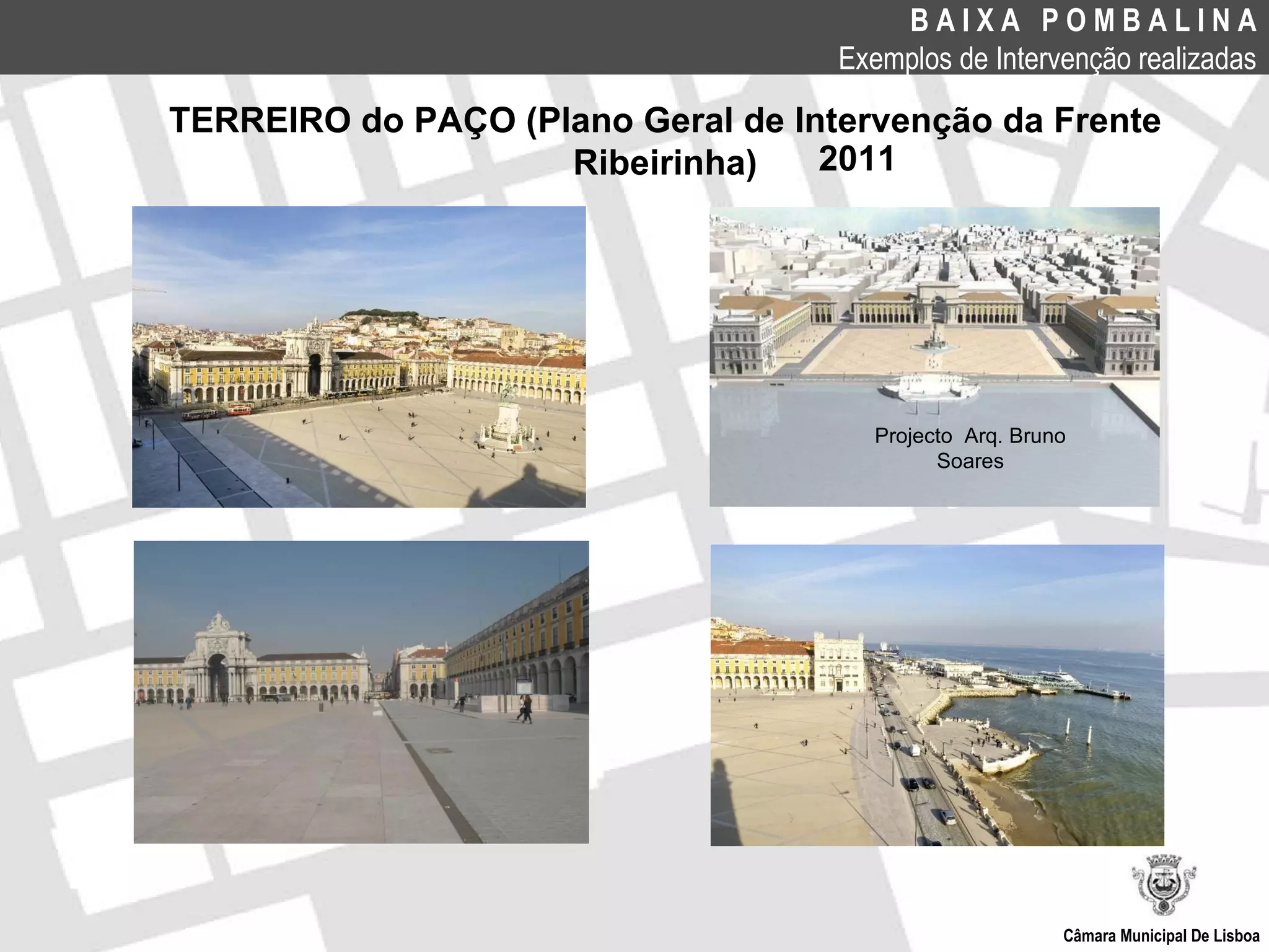 Plano da baixa pombalina 250 anos depois (lisboa) | PPT