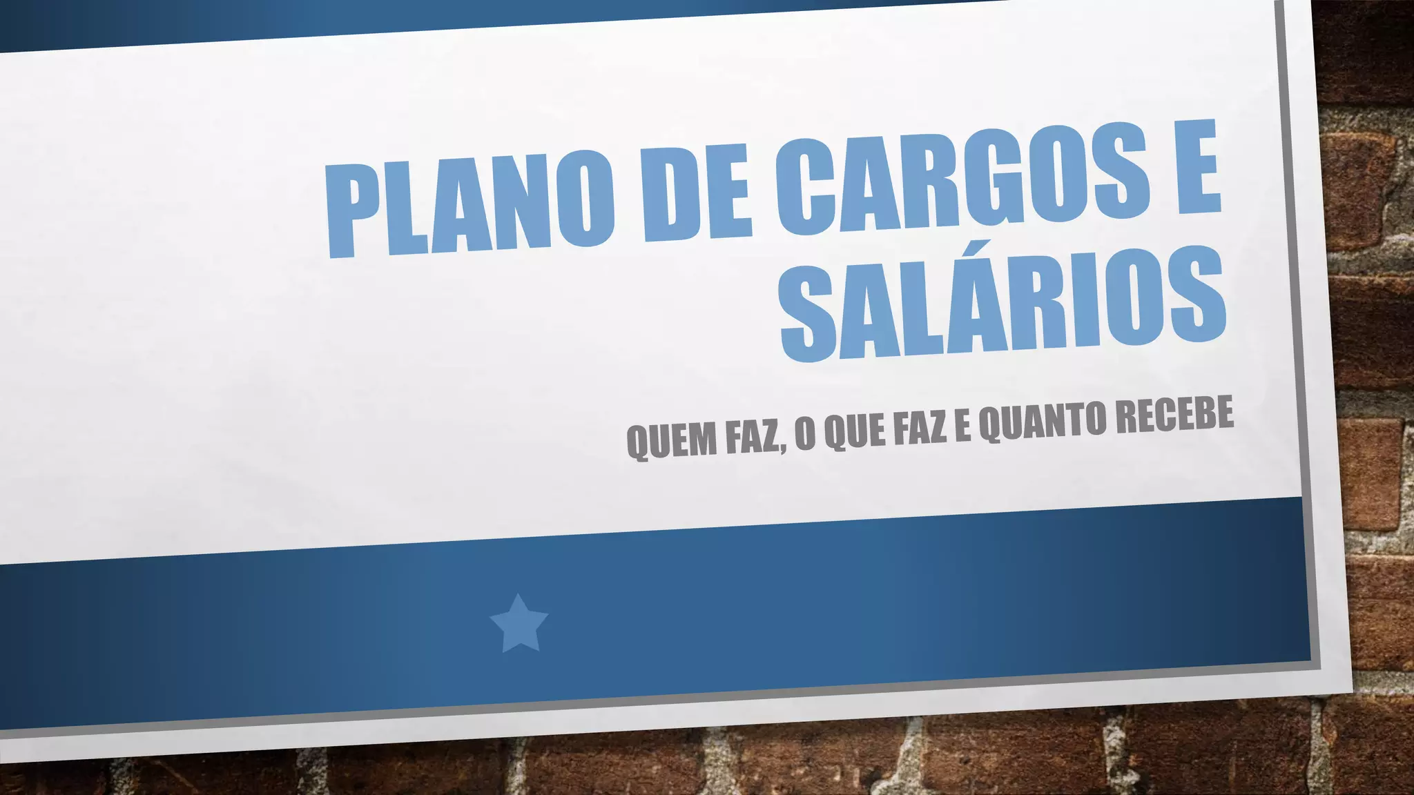 Plano de cargos e salários: definição e práticas | PPT