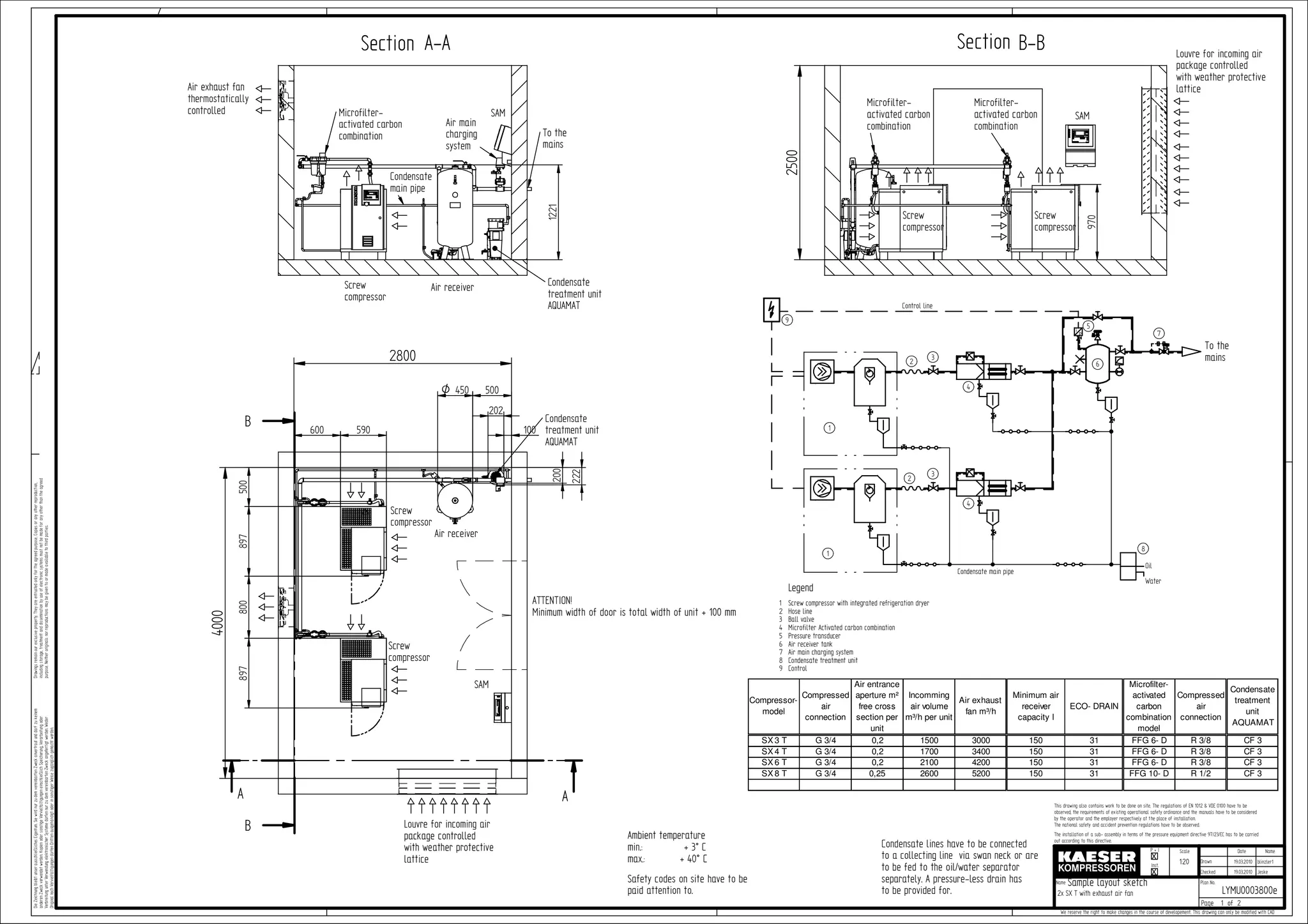 Plano de compresor 1 | PDF