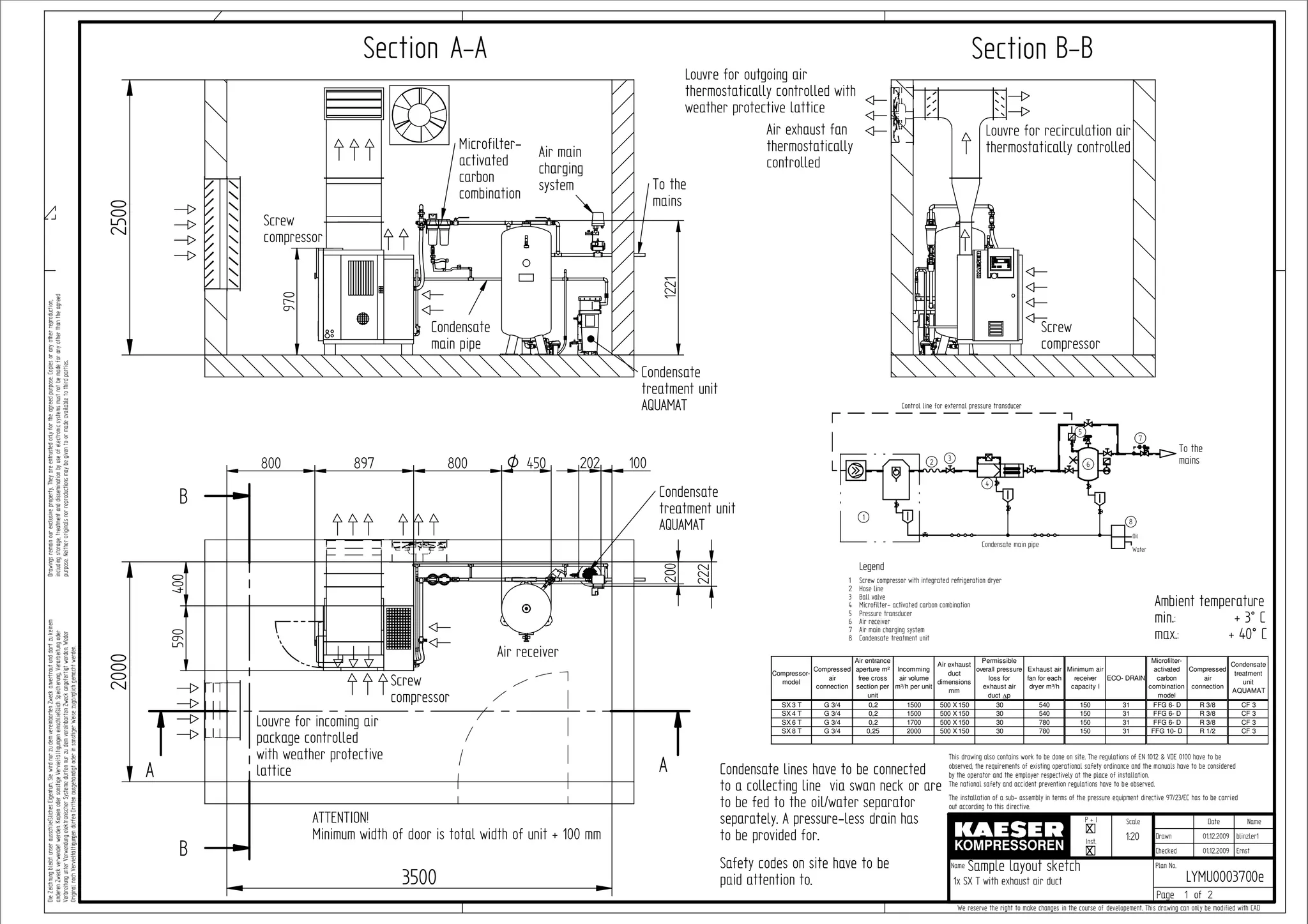 Plano de compresor 1 | PDF
