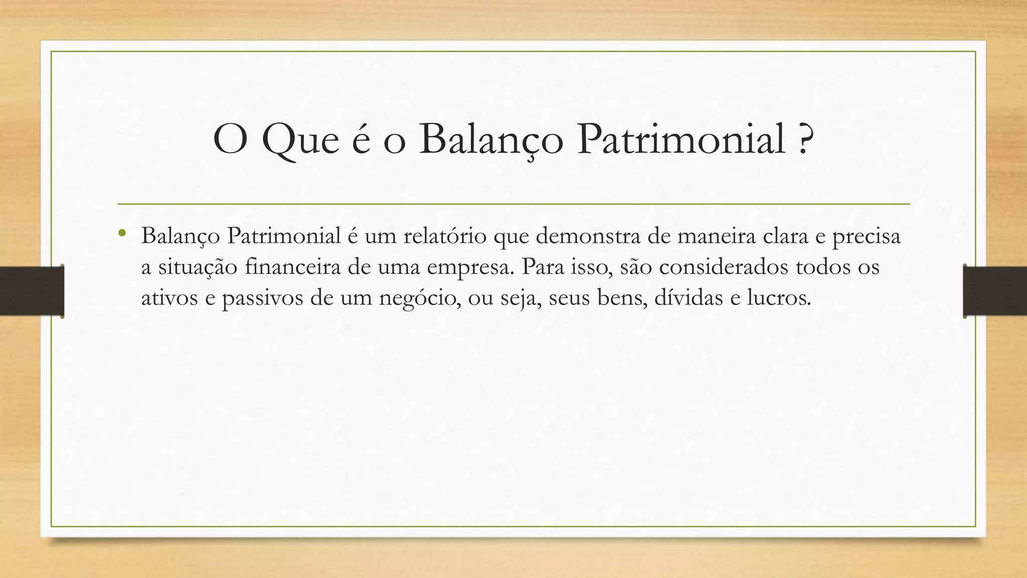 Plano de contas, Balancete e Balanço patrimonial.pptx
