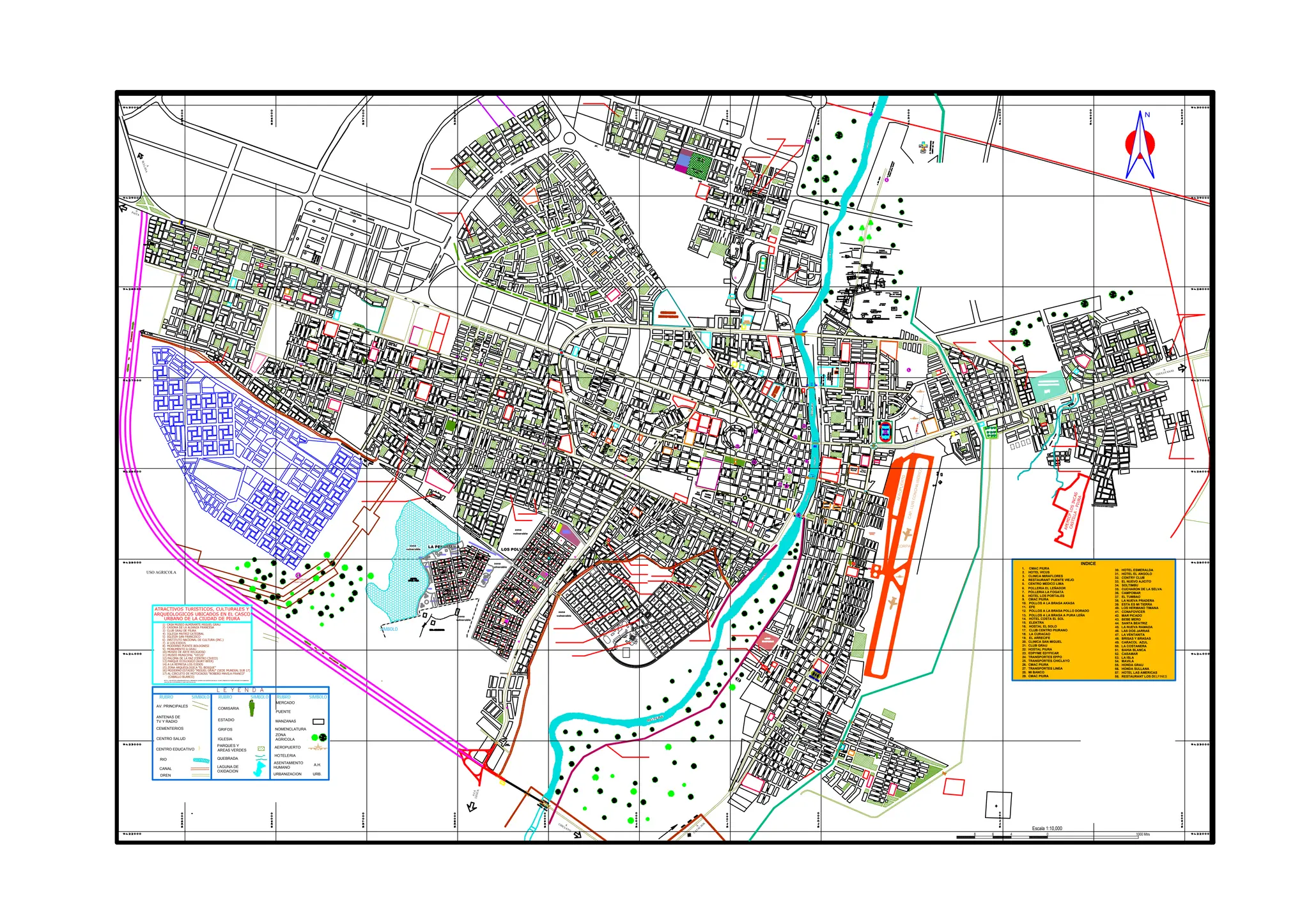 plano de la ciudad de piura - catastro z | PDF